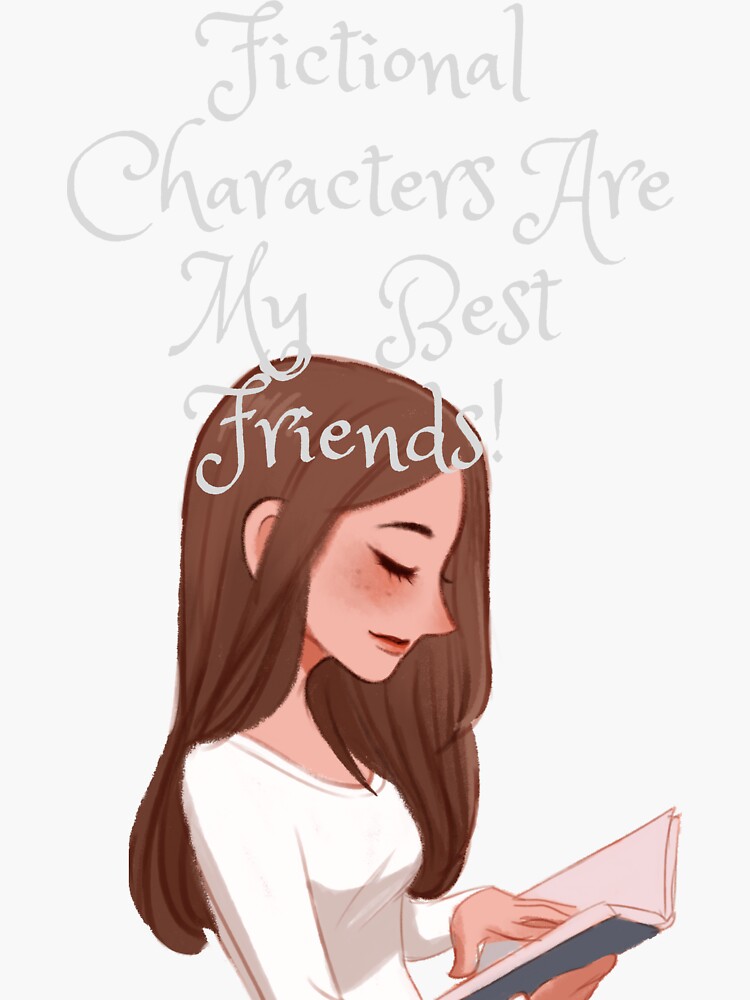 "Fictional Best Friends" Sticker for Sale by Deanebeana | Redbubble