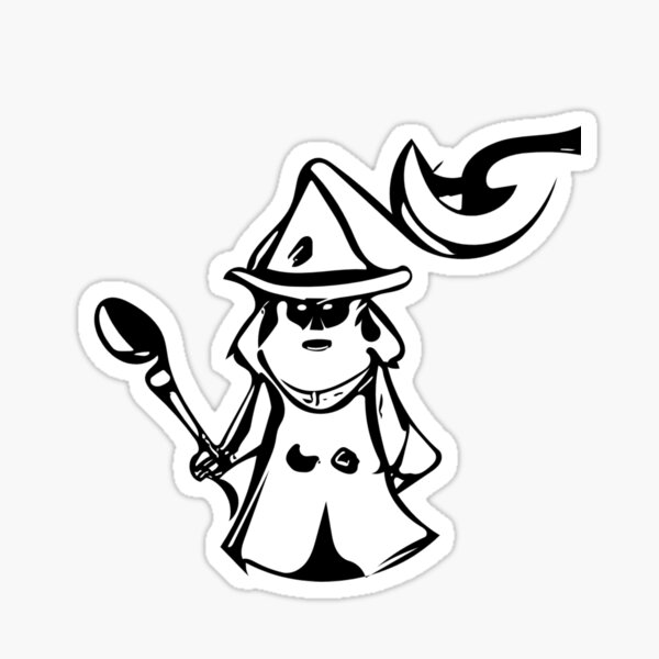 "Cute Little Wizard" Sticker for Sale by Nicheek | Redbubble