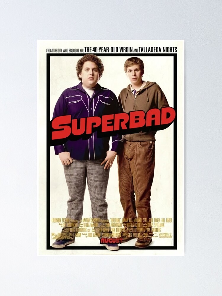 "Superbad Poster " Poster for Sale by presttaice | Redbubble