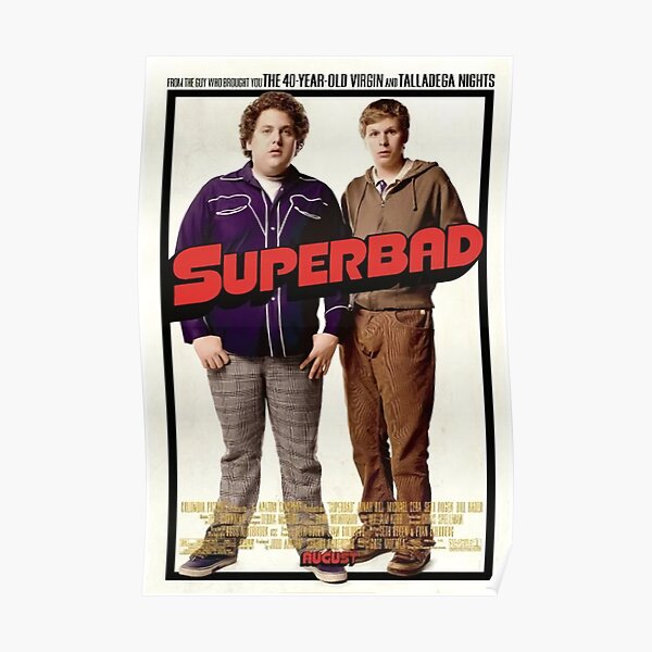 "Superbad Poster " Poster for Sale by presttaice | Redbubble