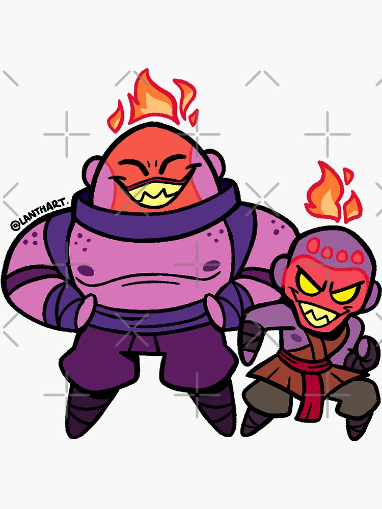 "Foot Clan chibis" Sticker by Lanthart | Redbubble