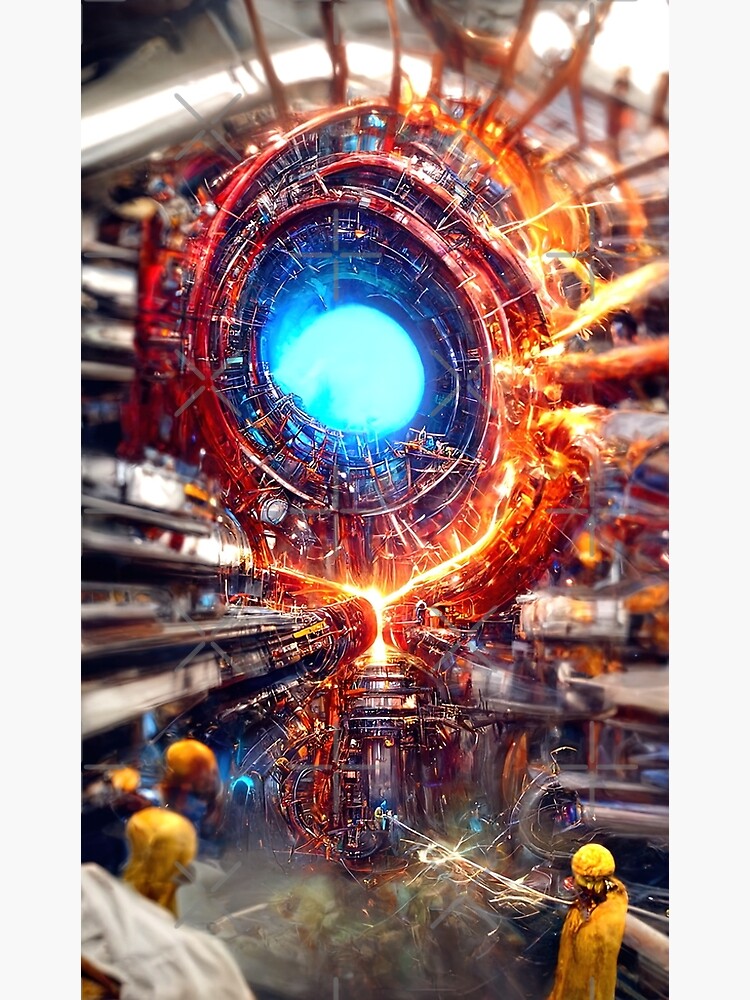 "The Firing up of CERN " Poster for Sale by ai-picasso | Redbubble