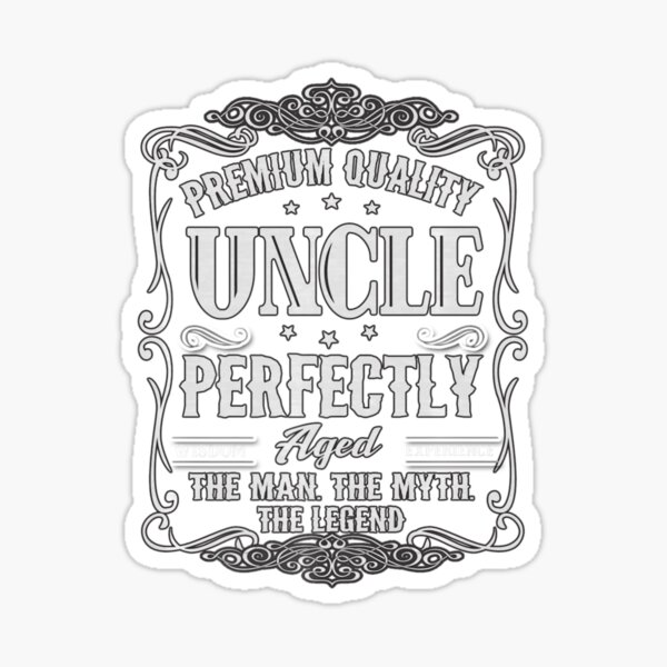 "Family 365 Vintage Uncle Fathers Day Uncle" Sticker for Sale by ...
