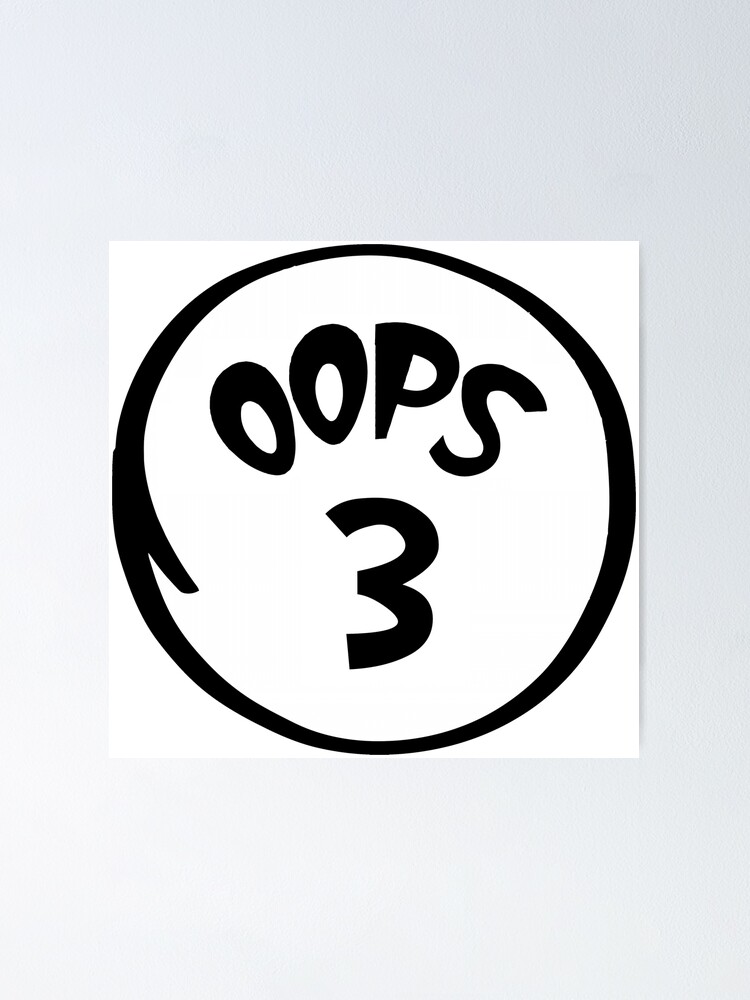 "Oops 1 Oops 2 Oops 3 Matching Kids Children Family" Poster for Sale by ...