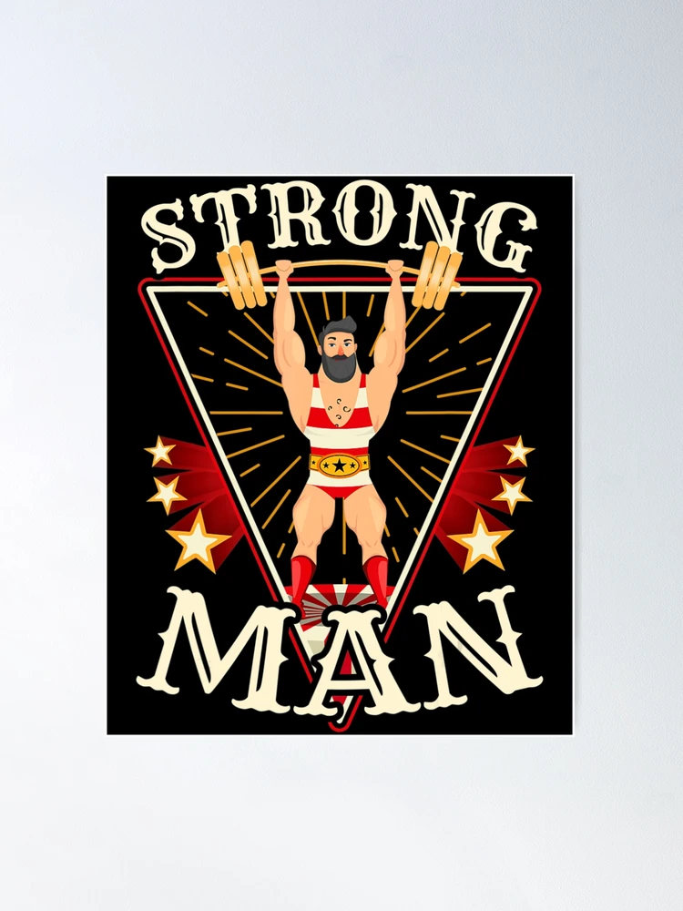 Vintage Sirkus Strongman CHARBENS 1930s PRE WAR LEAD MIMIC CIRCUS