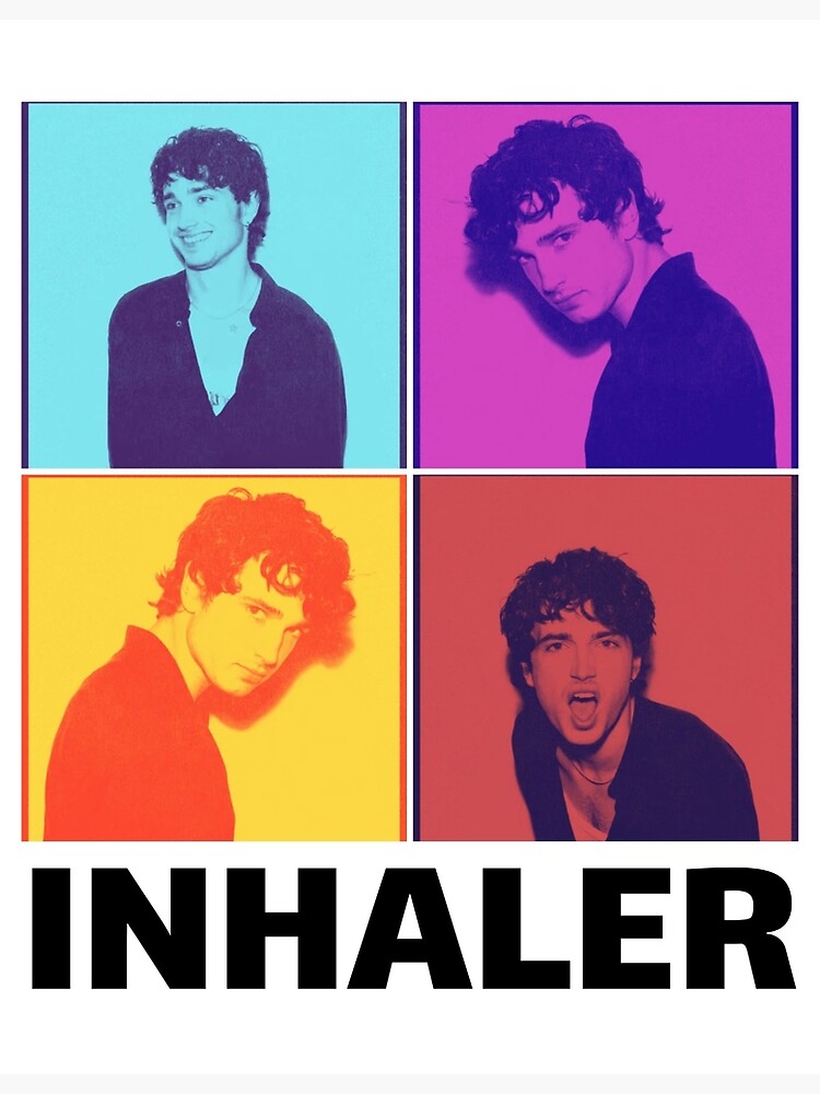 "inhaler band" Poster for Sale by chagini | Redbubble