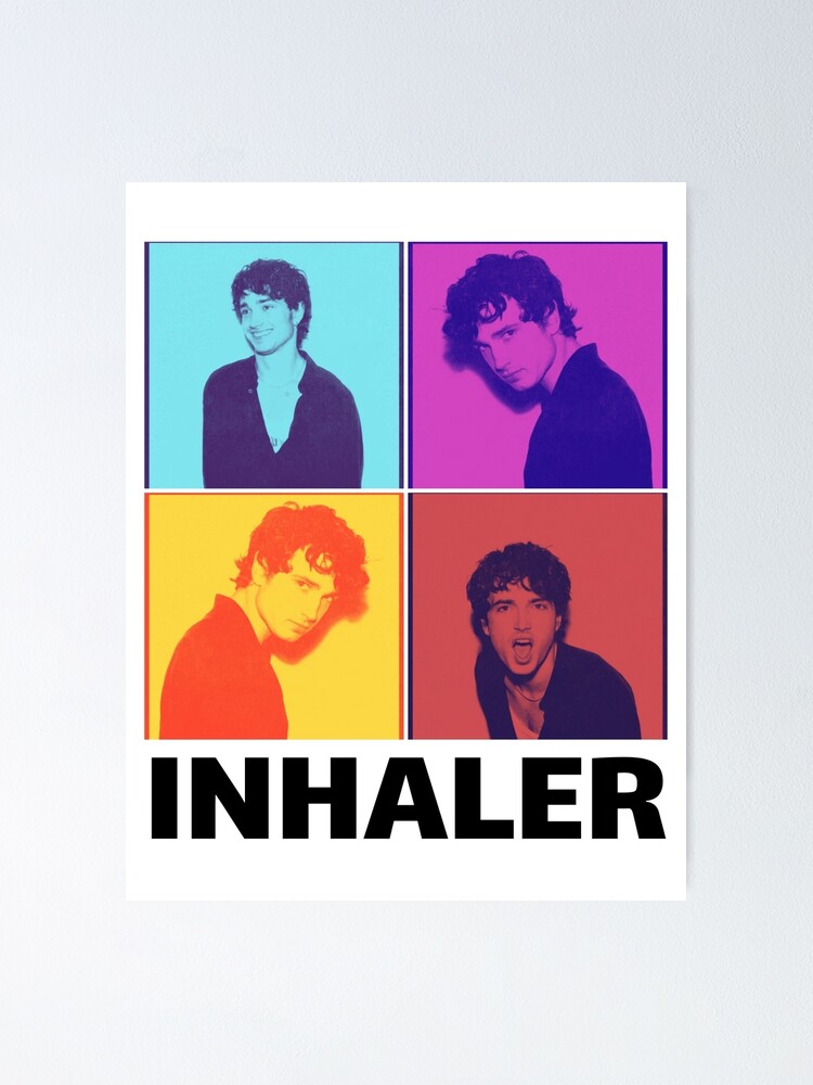"inhaler band" Poster for Sale by chagini | Redbubble