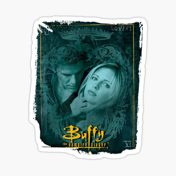 "Buffy the Vampire Slayer Buffy an" Sticker for Sale by slaughsteelyd ...