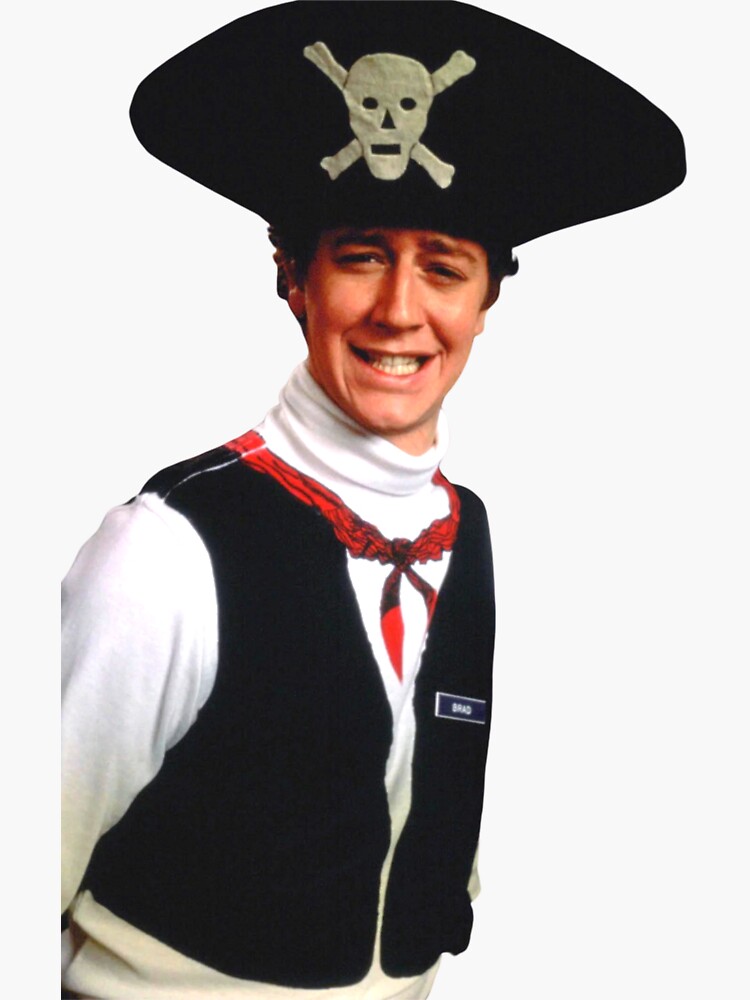 "Brad Fast Times" Sticker for Sale by inspiredtiger | Redbubble