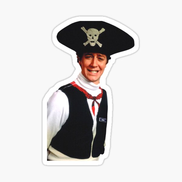 "Brad Fast Times" Sticker for Sale by inspiredtiger | Redbubble