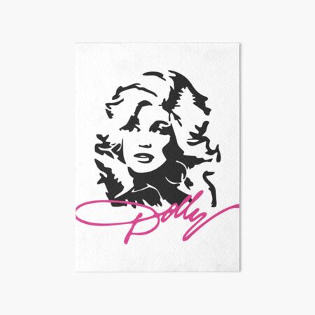 "Dolly Parton Country " Art Board Print for Sale by ClothingMI | Redbubble