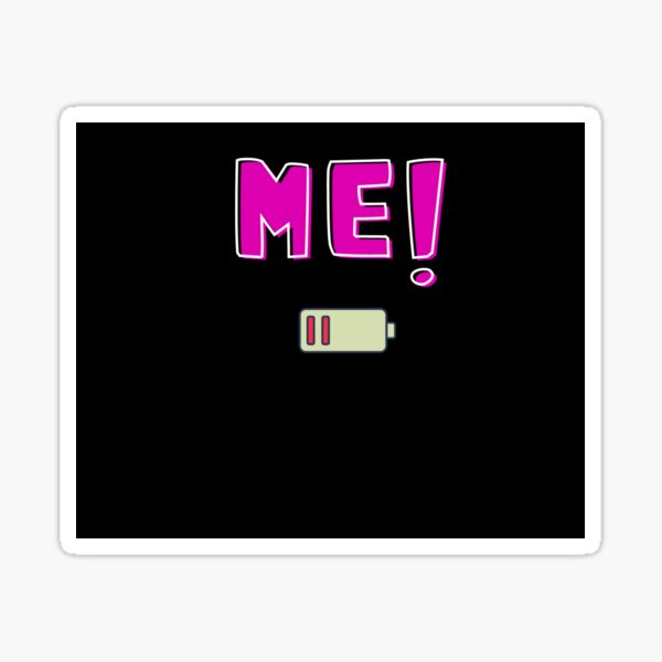 "Need to recharge, Low energy " Sticker for Sale by MommaEB | Redbubble