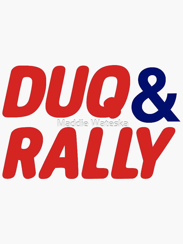 Puke And Rally Duq And Rally Sticker By Mwatx98 Redbubble puke-and-rally-duq-and-rally-sticker-by-mwatx98-redbubble