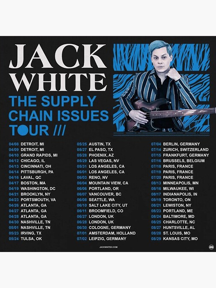 "Jack White Tour 2022" Photographic Print for Sale by luceroJeilen ...