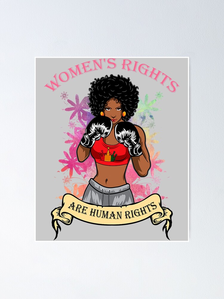 "Women's Rights are Human Rights Pro Choice Black Feminist" Poster for ...