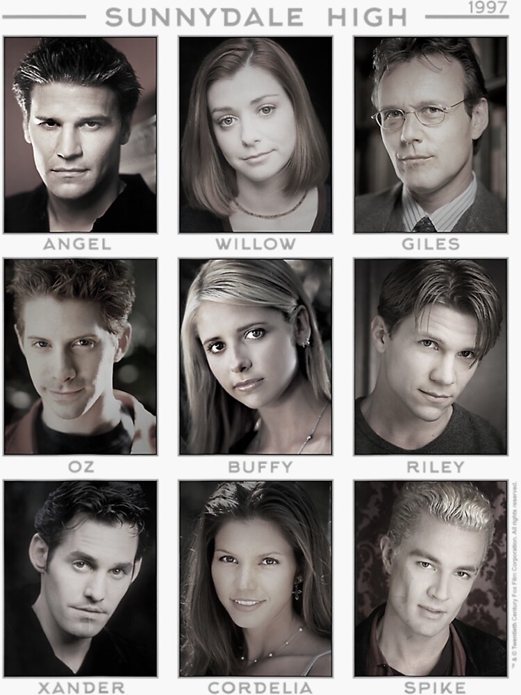 "Buffy The Vampire Slayer Class Of Sunnyda" Sticker for Sale by ...