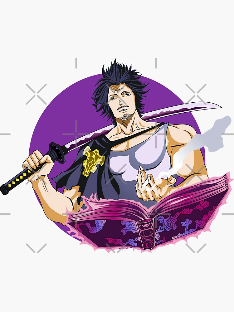 "Mens Best Black Clover captain yami" Sticker for Sale by VanesaLange ...
