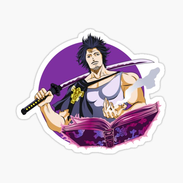 "Mens Best Black Clover captain yami" Sticker for Sale by VanesaLange ...