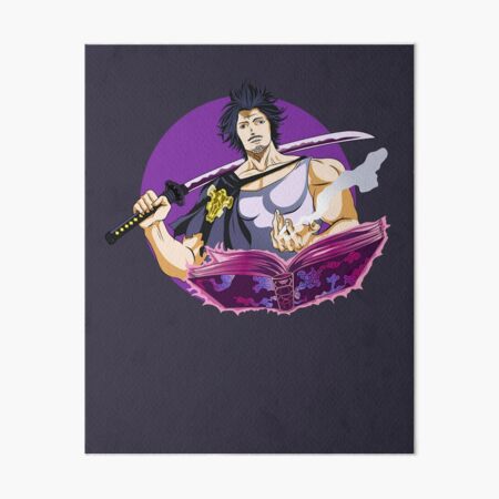 "Mens Best Black Clover captain yami" Art Board Print for Sale by ...