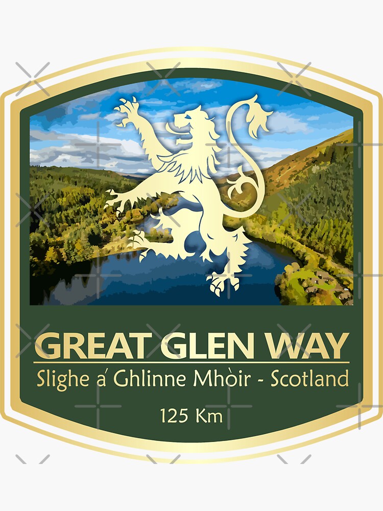 "Great Glen Way (PF)" Sticker for Sale by curranmorgan | Redbubble