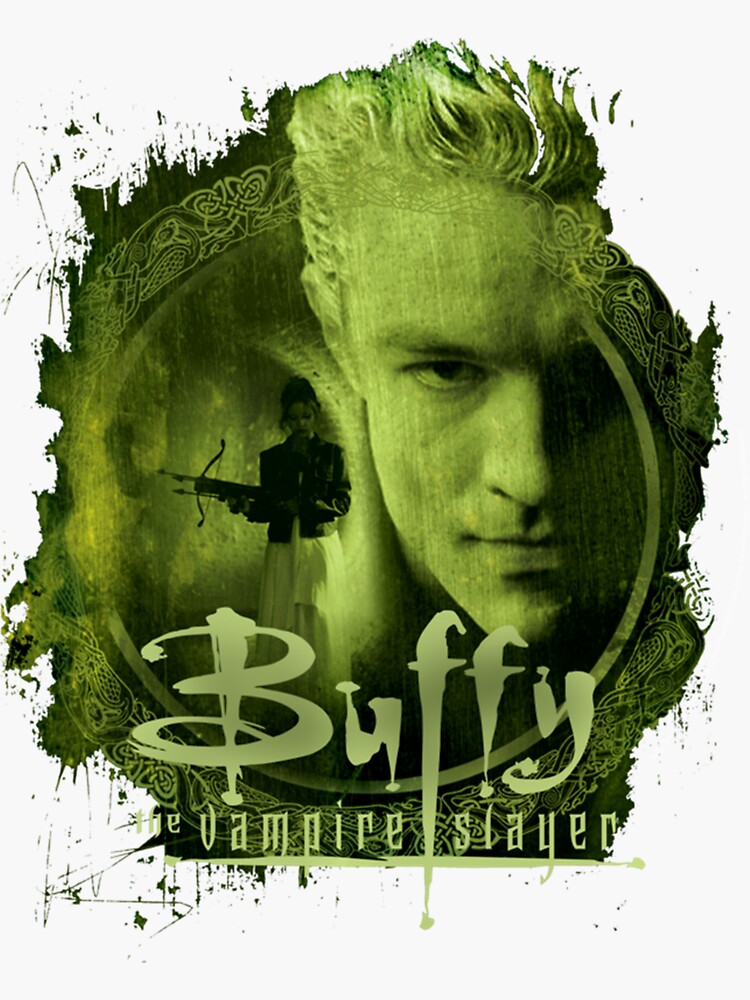 "Buffy the Vampire Slayer Spike Long" Sticker for Sale by slaughsteelyd ...