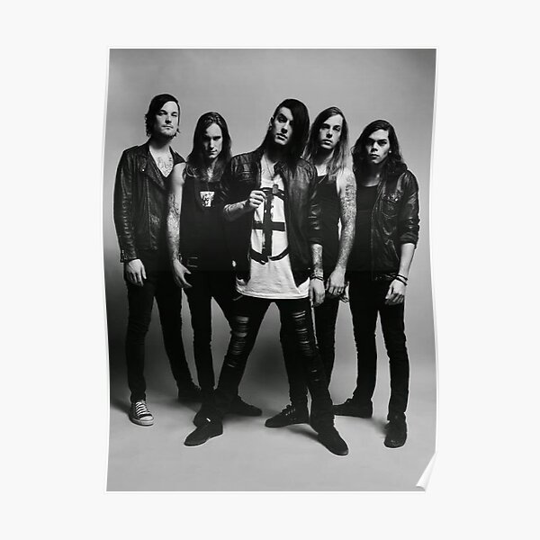 "Get scared band" Poster for Sale by collinsdrawings | Redbubble