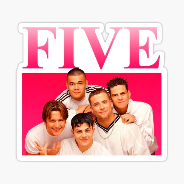 "Five Boy Band " Sticker for Sale by KaAnsDesigns99 | Redbubble