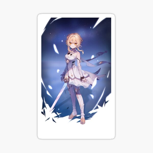"Cute Lumine Genshin Impact" Sticker for Sale by olivialewis23 | Redbubble