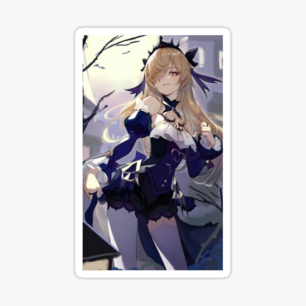 "Cute Fischl New Skin Outfit Genshin Impact" Sticker for Sale by ...
