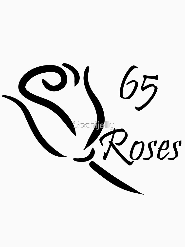 "Cystic Fibrosis - 65 Roses" T-shirt for Sale by Sochijelly | Redbubble ...
