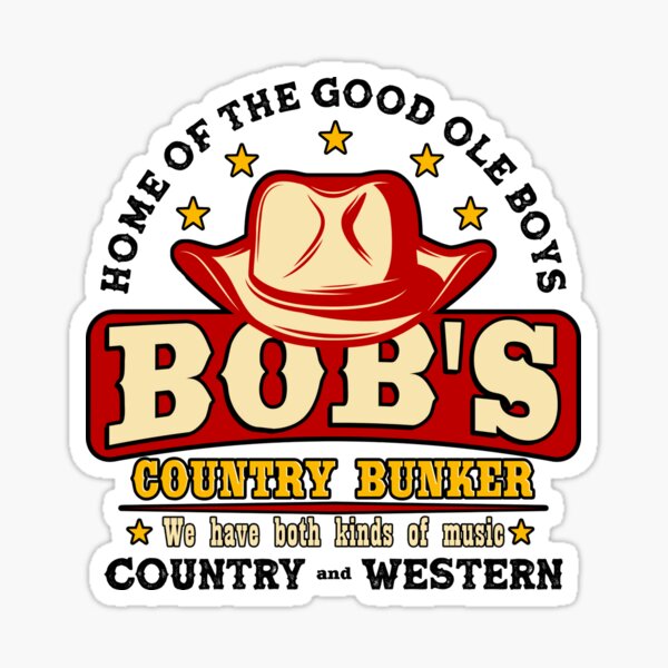 "Tunnel Escape Magical Bob Country Bunker Classic Music Fans" Sticker ...