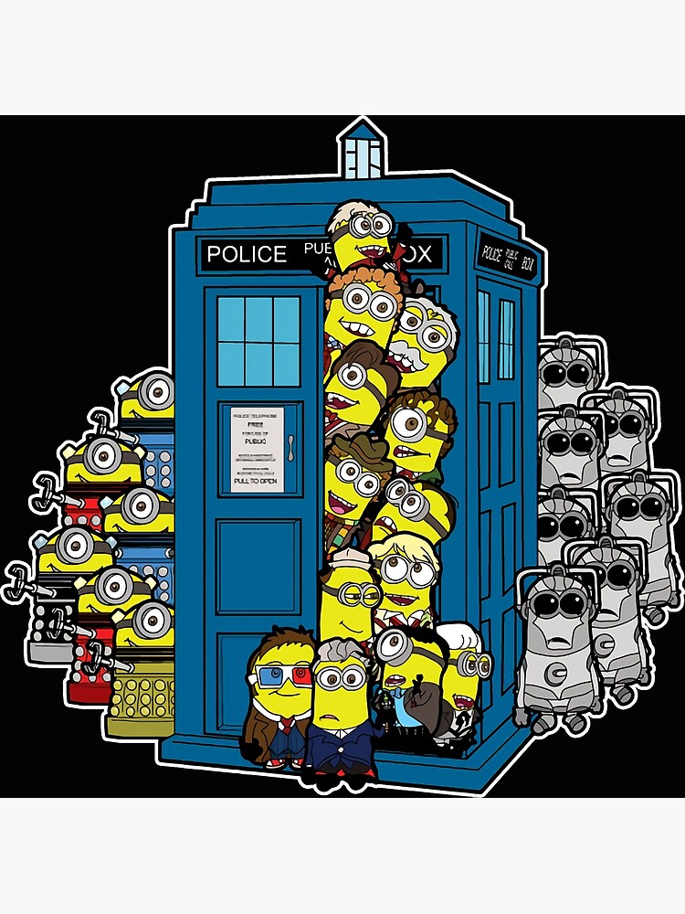 "Cartoon Look Out Doctor_Minion/Perfect Designs For Men & Women" Poster ...