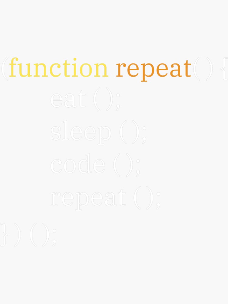 "Eat Sleep Code Computer Science Programmer & Coding" Sticker for Sale ...