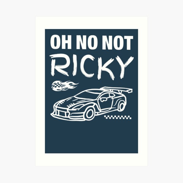 "Oh no not ricky logo" Art Print for Sale by Nguyen823 | Redbubble
