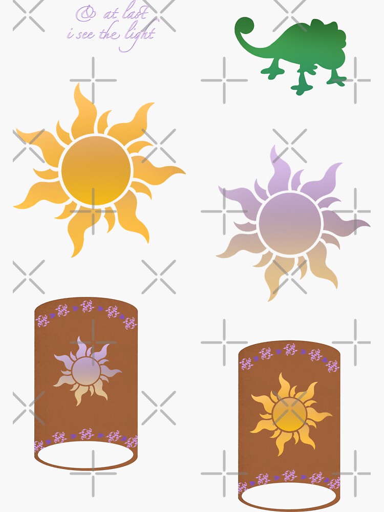 "tangled sticker pack" Sticker for Sale by mademar | Redbubble