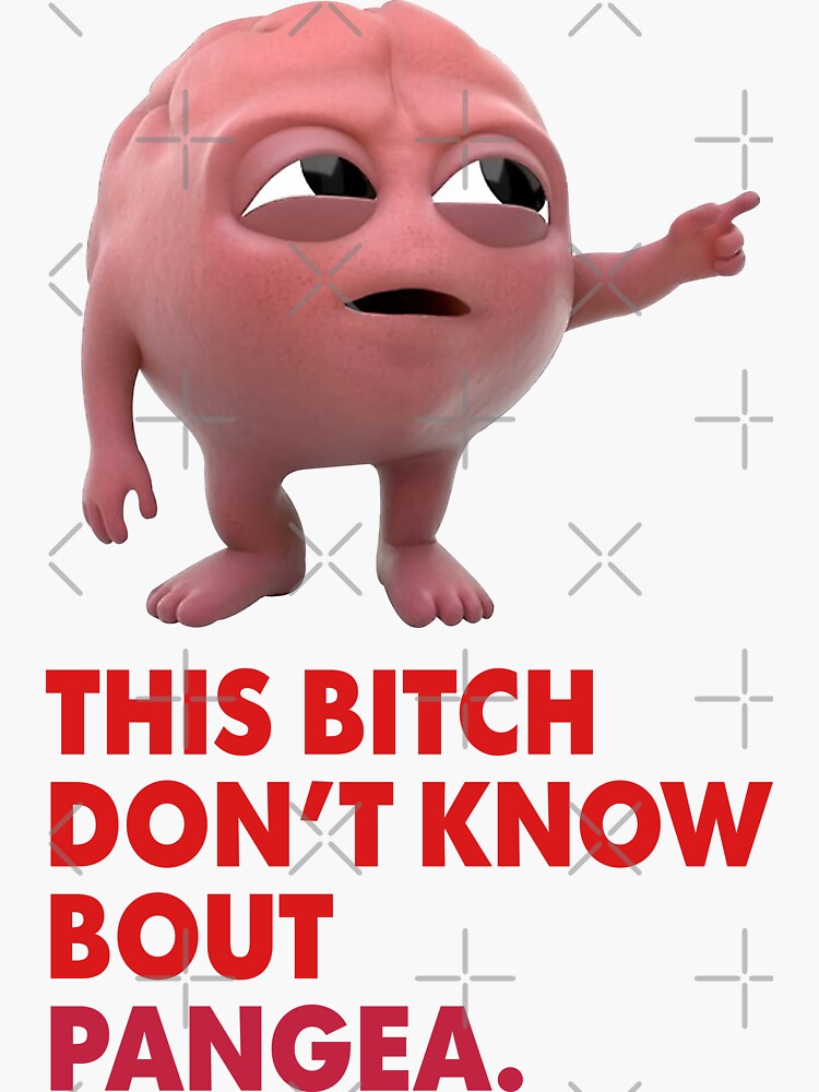 "Brain - Pangea - lil dicky merch." Sticker for Sale by rihnginkelm ...