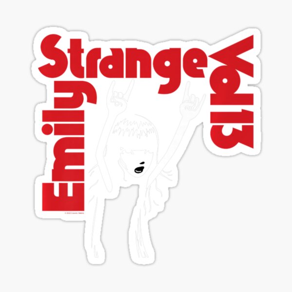 "Emily The Strange Vol 13 Album Cover" Sticker for Sale by ConanMklia ...