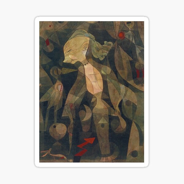 "modern art" Sticker for Sale by grimeskendal | Redbubble
