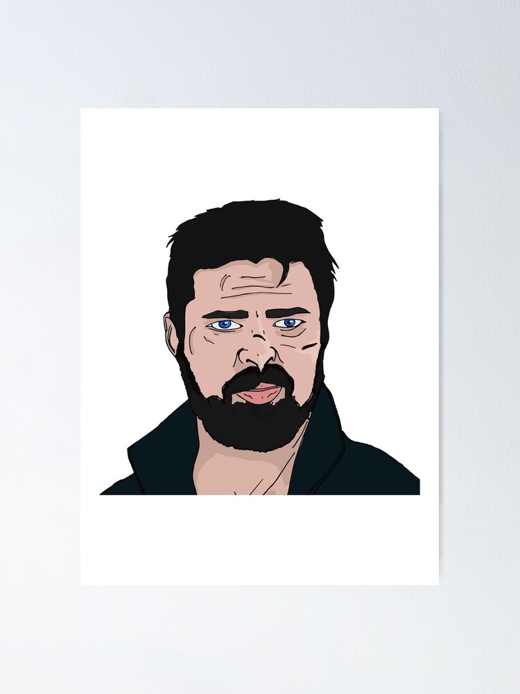 "Billy Butcher" Poster for Sale by Yasmeen79 | Redbubble