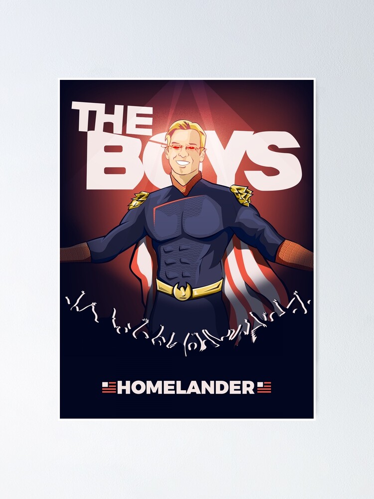 "homelander light" Poster for Sale by Yasmeen79 | Redbubble