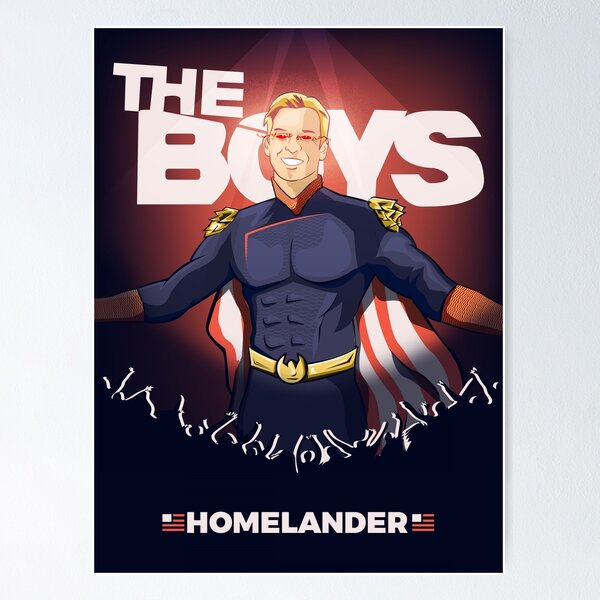 "homelander light" Poster for Sale by Yasmeen79 | Redbubble