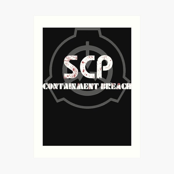 "SCP Containment Breach Game Bloody Distressed Logo" Art Print for Sale ...