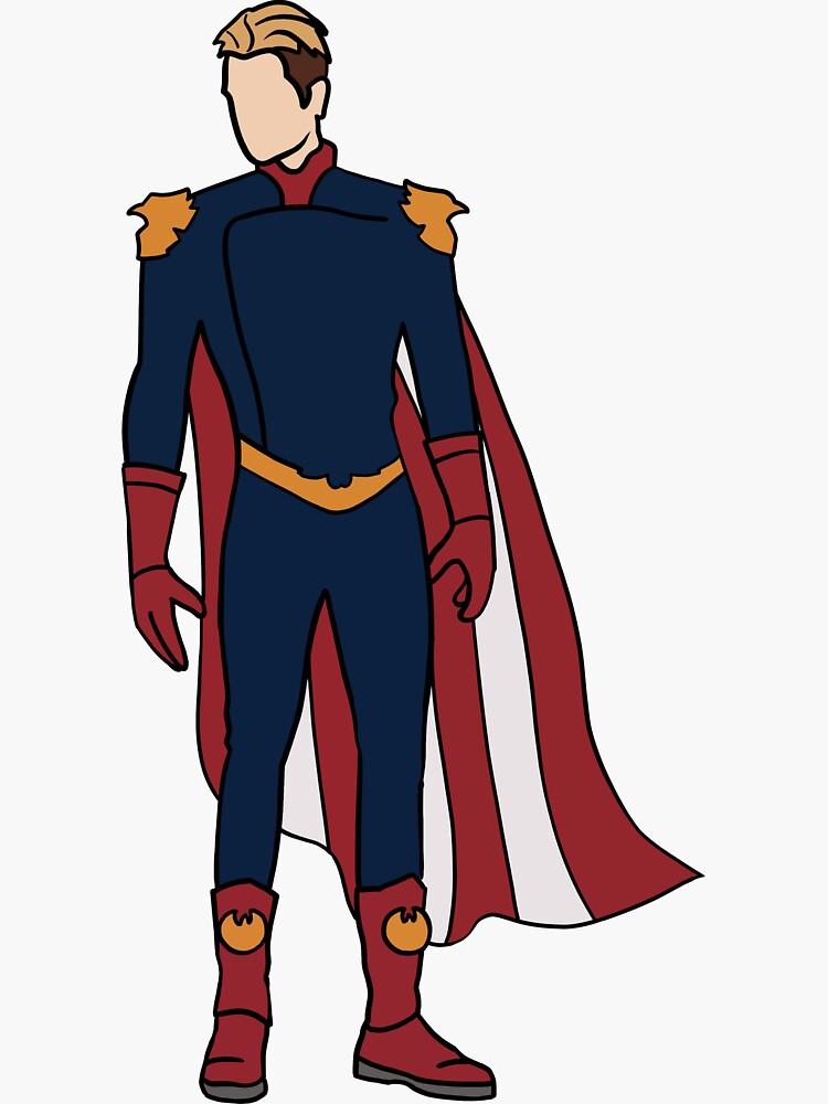 "Homelander The Boys inspired hard enamel" Sticker for Sale by ...