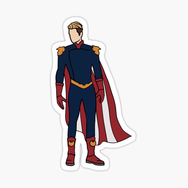 "Homelander The Boys inspired hard enamel" Sticker for Sale by ...