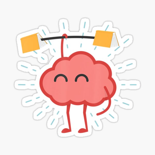 "Exercise Your Brain Workout Your Brain" Sticker for Sale by VunkaNiko ...