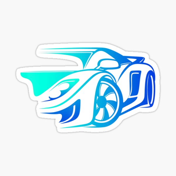 "Exotic Car Supercharge Turbo Sports Car" Sticker for Sale by VunkaNiko ...