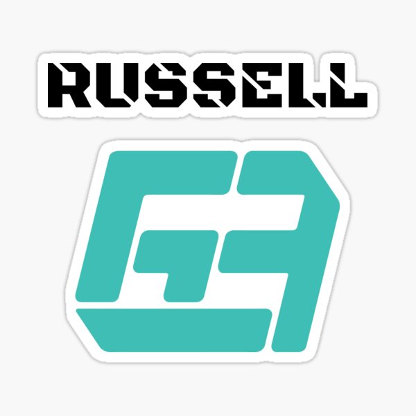 "George Russell Number 63 Mercedes 2023 Formula One" Sticker for Sale ...