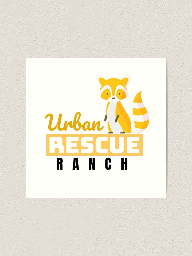 "Urban rescue ranch" Art Print for Sale by Anchorbutterfly | Redbubble