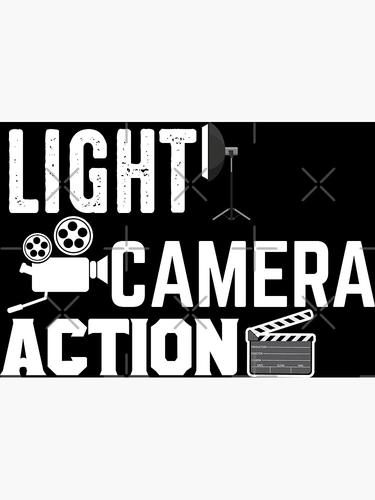 "Light Camera Action | Best Funny Acting" Poster for Sale by ...