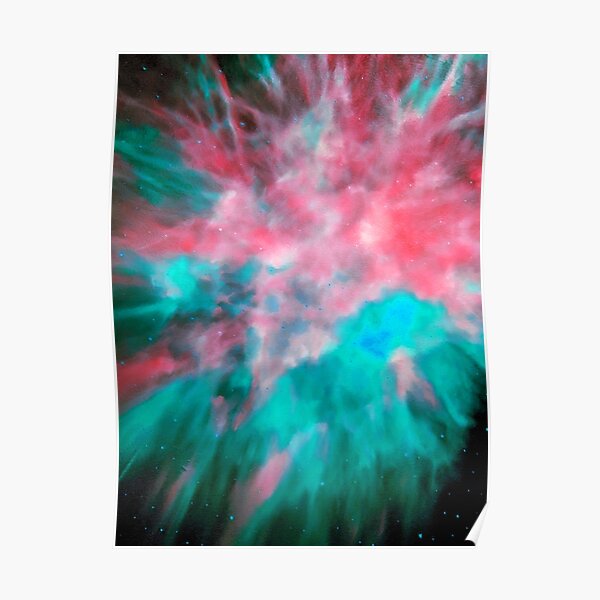 "Spontaneous Combustion of a Rose - Bright" Poster for Sale by arfff ...